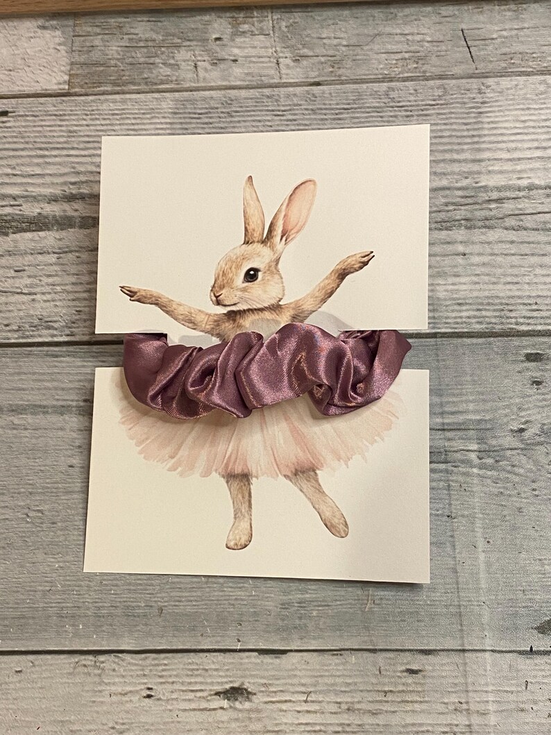 Ballerina Scrunchie Holder Bunny Basket Filler Scrunchie Holder Little ...