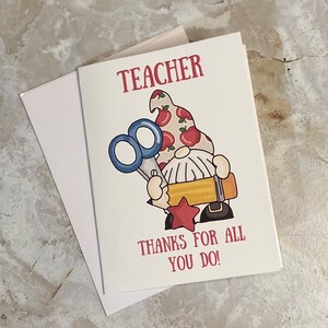 Personalized Teacher Gnome Teacher Appreciation Gift School Gnome ...