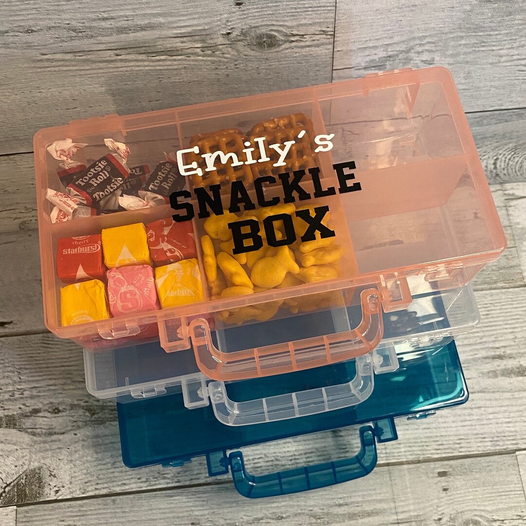 Snackle Box for Travel Box for Child Snack Container for Plane Ride ...