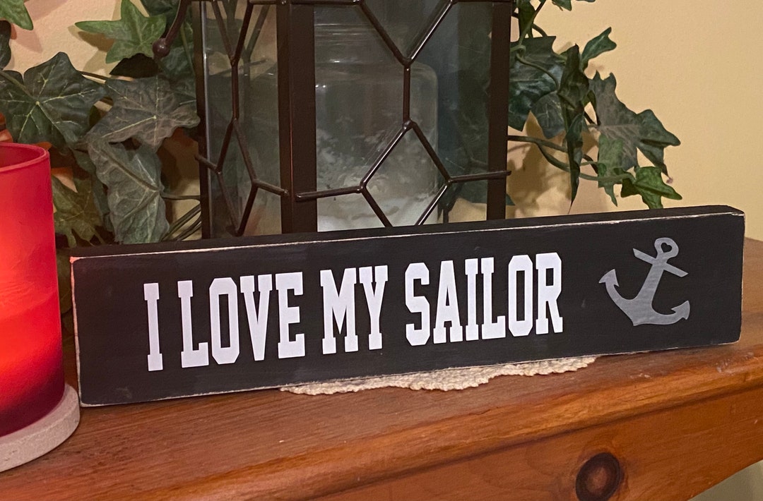 Sailor Sign Navy Sailor Sign Proud Navy Parent Sign Proud Navy Mom Wood ...