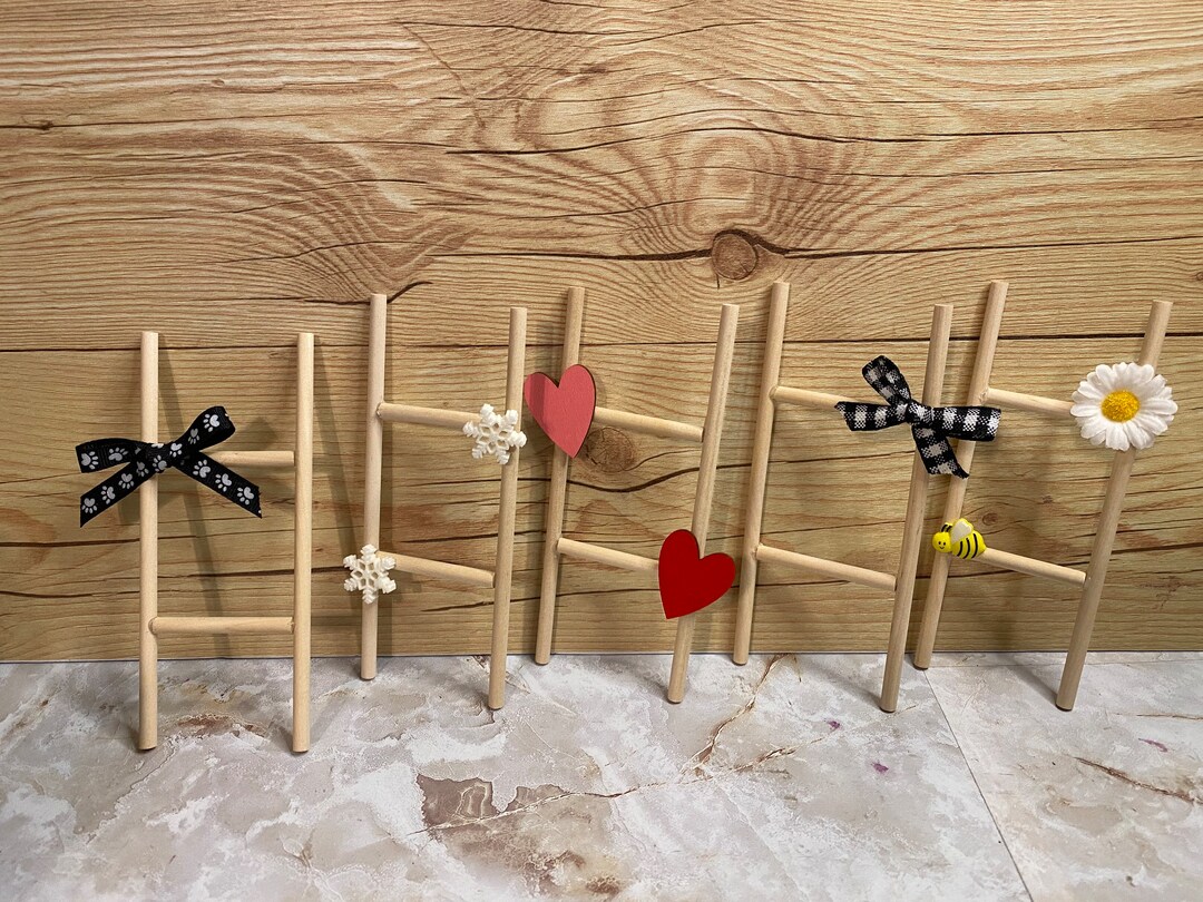 Mini Ladder Tier Tray Decor Decorative Mini Ladder Decorative Tier Tray ...