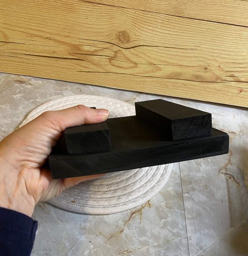 Square Black Riser 6.5x6.5x1.5 Inch Riser Country Black - Etsy