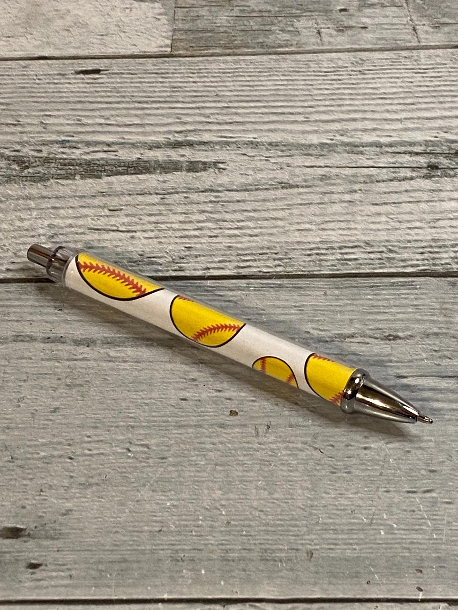 Softball Pen Gift Softball Coach Sport Lover Gift Ink Pen Black Custom ...