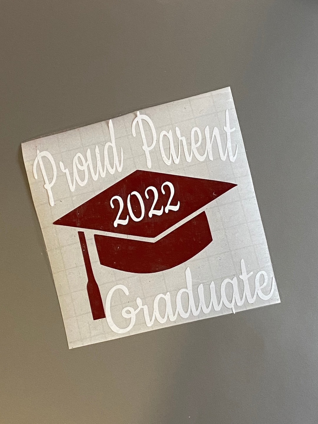 Proud Parent Class of 2025 Car Decal Graduation Car Decal Proud Parent ...