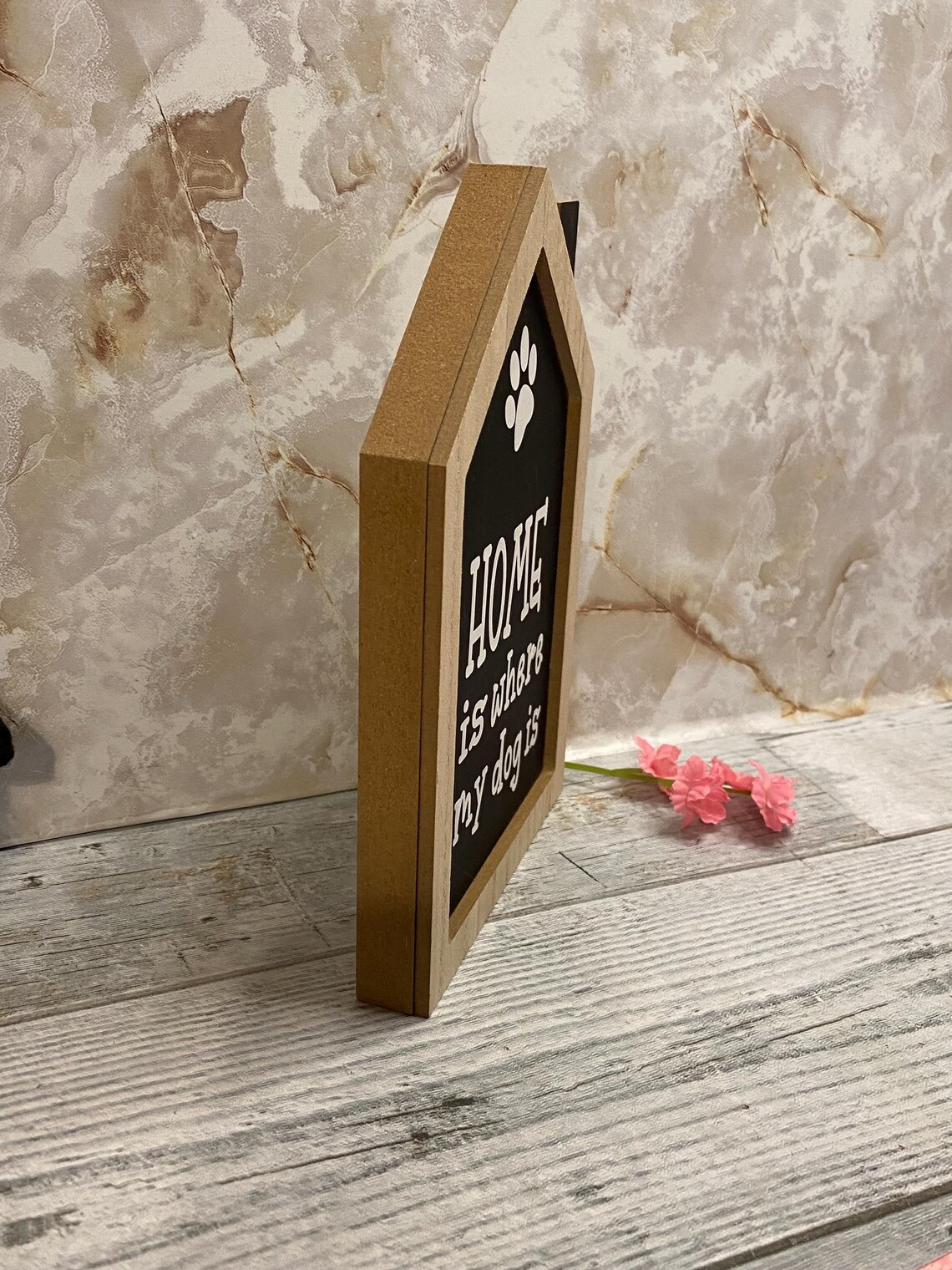 Dog Sign Home is Where My Dog is Dog House Sign Home Dog Sign Dog ...