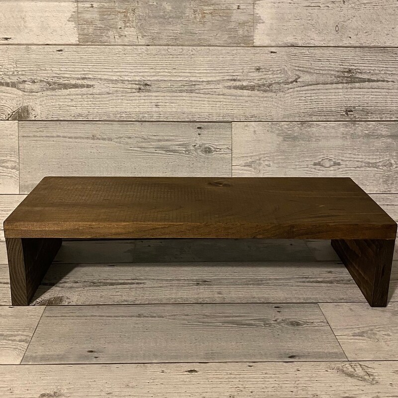 Wood Monitor Stand - Etsy