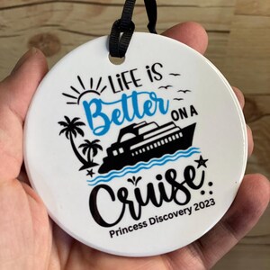 Personalize Cruise Ornament Gift Exchange Cruise Ship Ornament Vacation ...