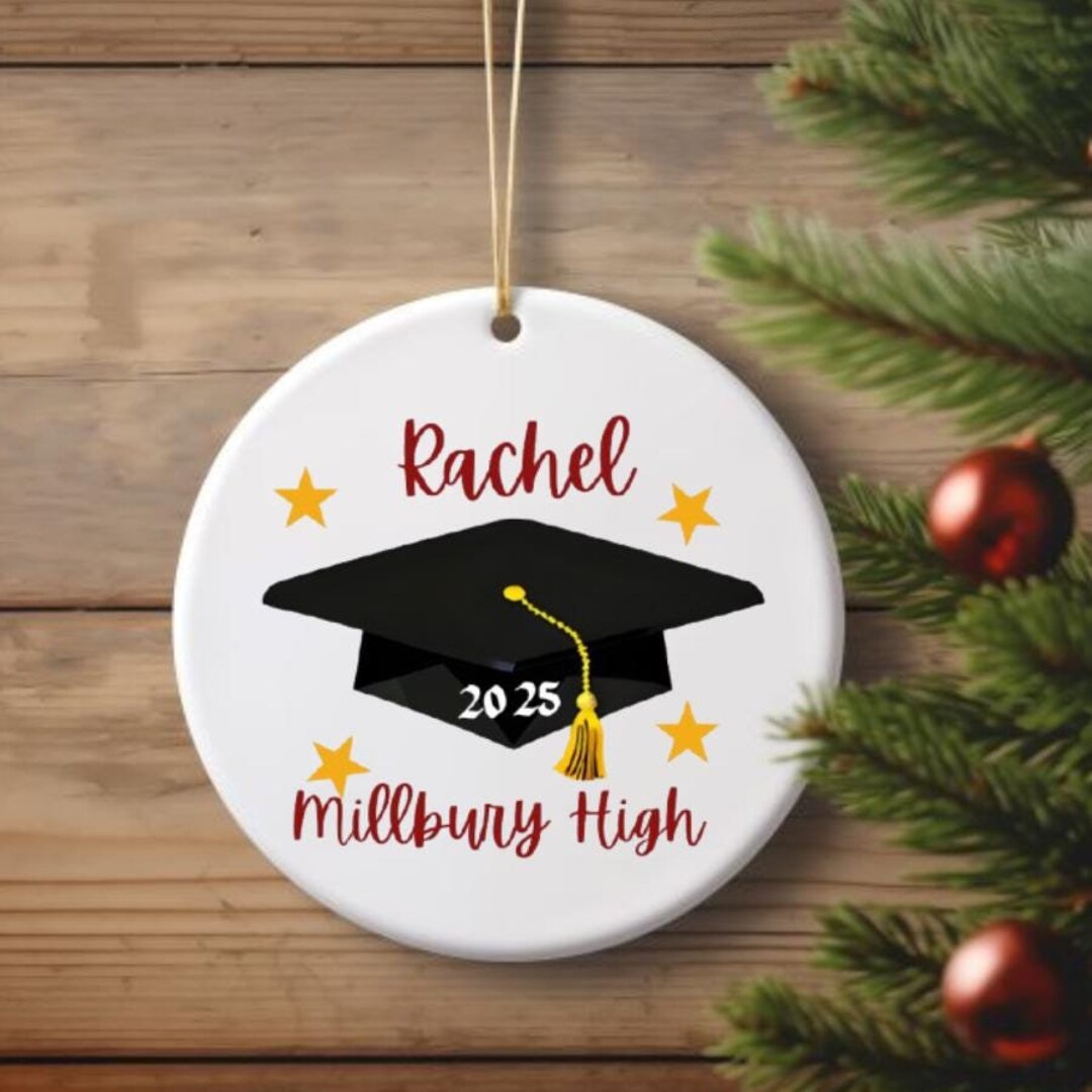 Custom Class of 2025 Gift Graduation Ornament Class of 2025 Memorabilia ...