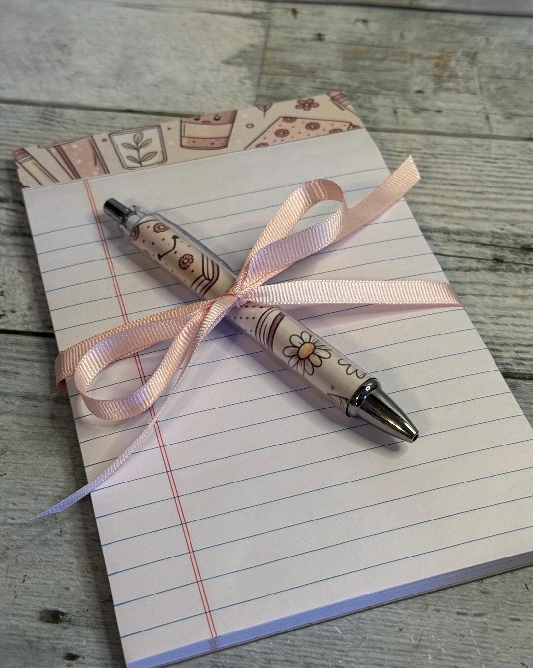 Bookish Pen and Pad Gift Set Book Lover Easter Basket Filler Book ...