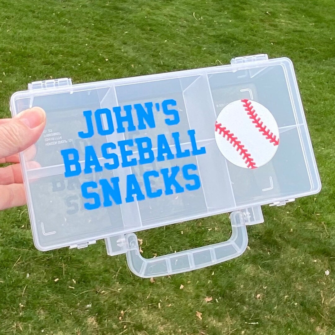 Snackle Box for Baseball Travel on the Go Snack Box Personalized ...