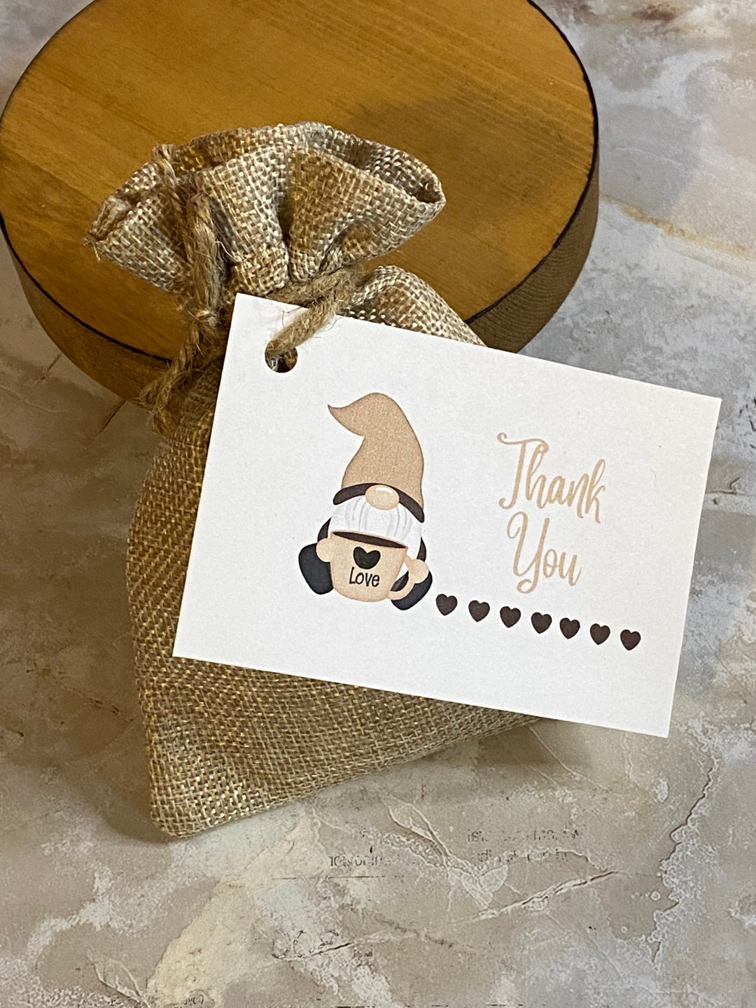 Instant Download Gnome Thank You Card Digital Download Thank - Etsy