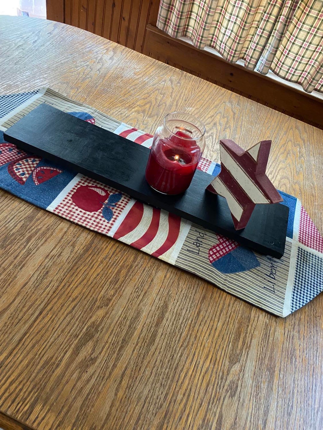 18 Inch Long Rectangular Wood Riser Table Kitchen Riser for Collections ...