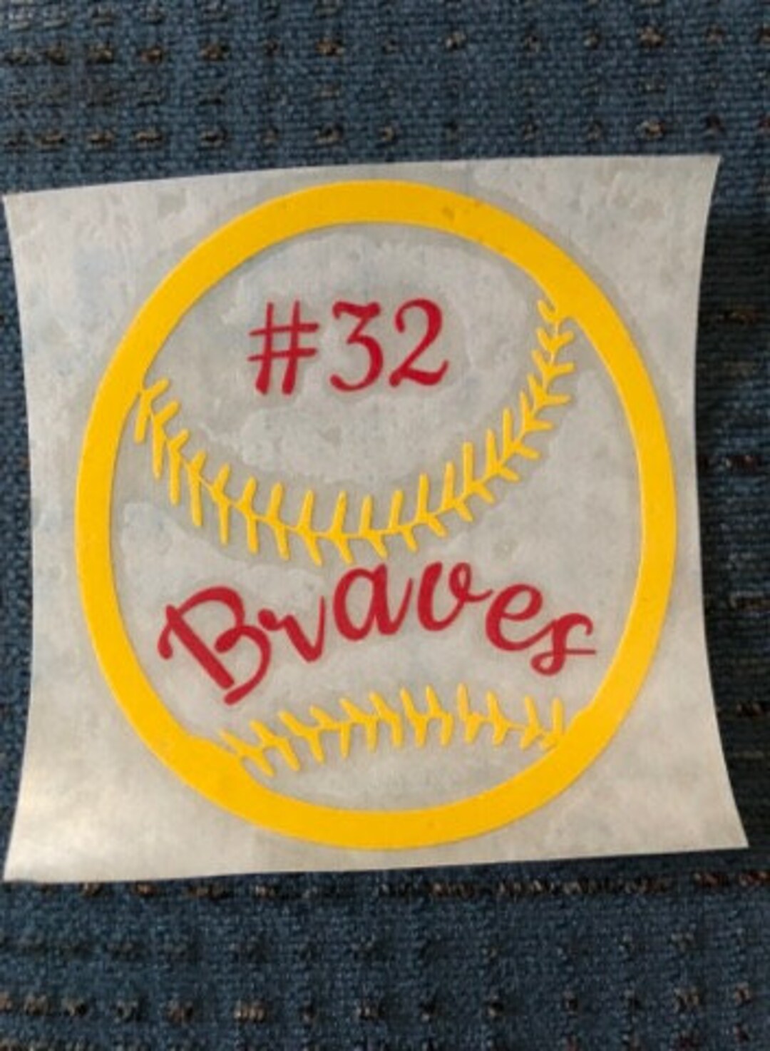 Baseball Car Decal, Softball Car Decal, Personalized Softball Car Decal ...