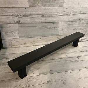 Rectangular Wood Thin Long Riser With Legs, Collection Display Wood ...