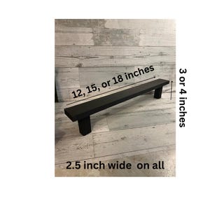 Rectangular Wood Thin Long Riser With Legs, Collection Display Wood ...