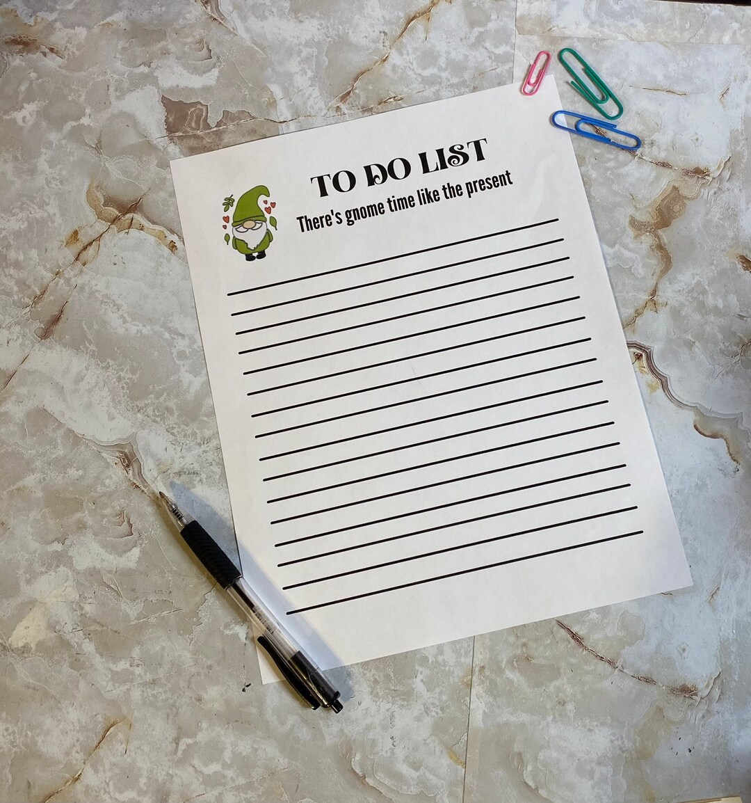 To Do List Printable, Ready to Go to Do List, to Do List , Digital ...