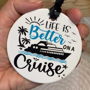 Personalize Cruise Ornament Gift Exchange Cruise Ship Ornament Vacation ...
