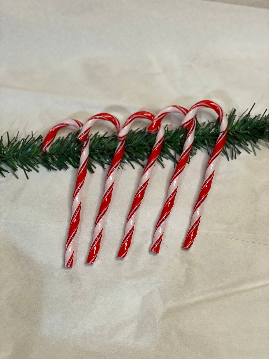 Artificial Candy Canes for Wreath Candy Canes for Christmas Tree Craft ...