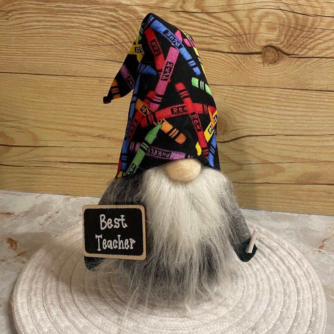 Personalized Teacher Gnome Teacher Appreciation Gift School Gnome ...
