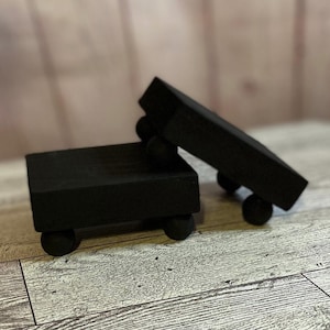 Mini Wood Risers Sets Black Mini Risers Tier Tray Risers for Tiered ...