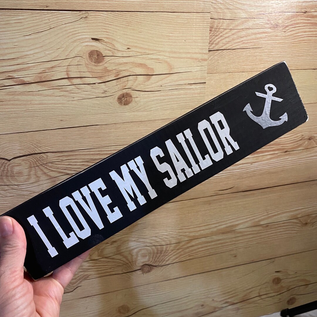 Sailor Sign Navy Sailor Sign Proud Navy Parent Sign Proud Navy Mom Wood ...