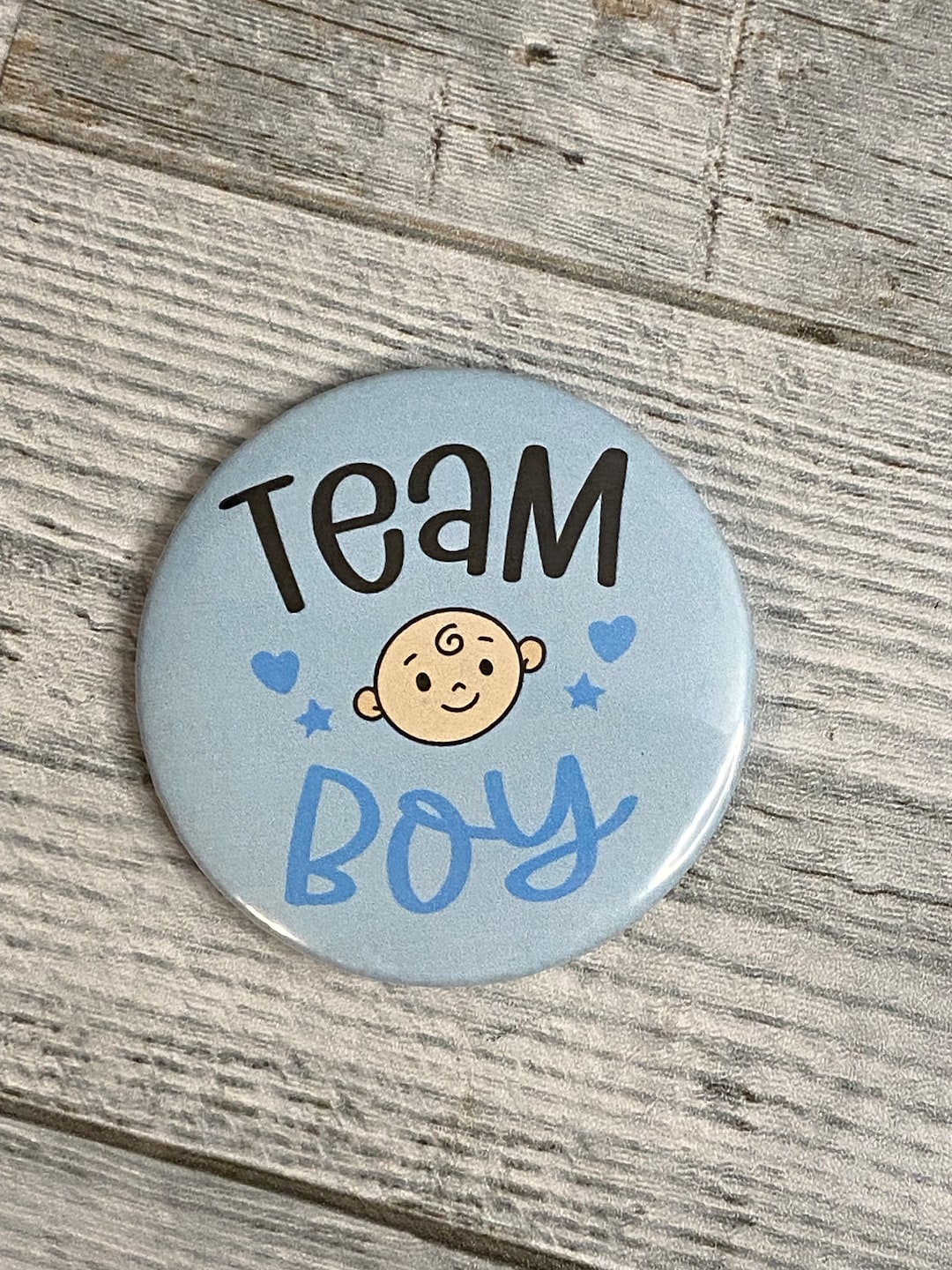 Gender Reveal Buttons Gender Reveal Pinback Team Girl Button Team Boy ...