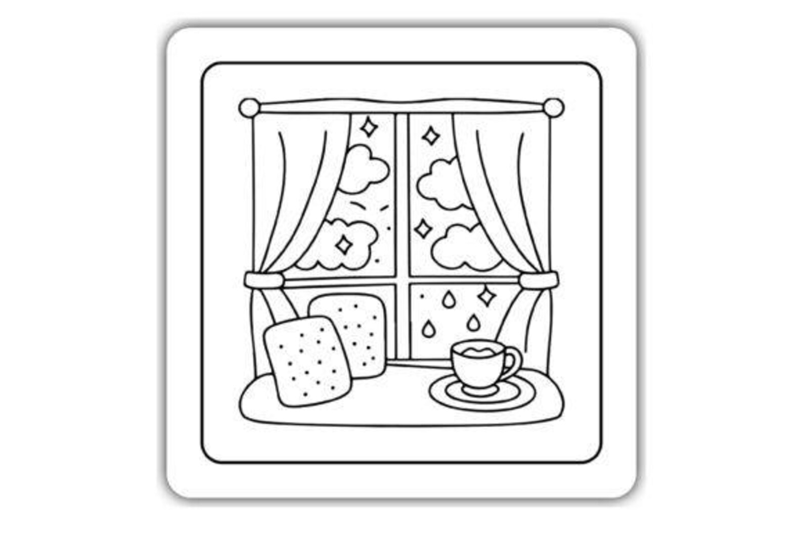 Cute & Comfy Cozy Routine Coloring Pages - Etsy