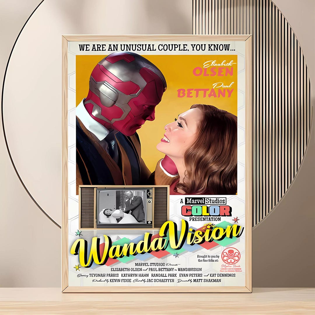 WAND VISION Movie Poster, Classic Movie Poster, Film Poster, Wall Art ...
