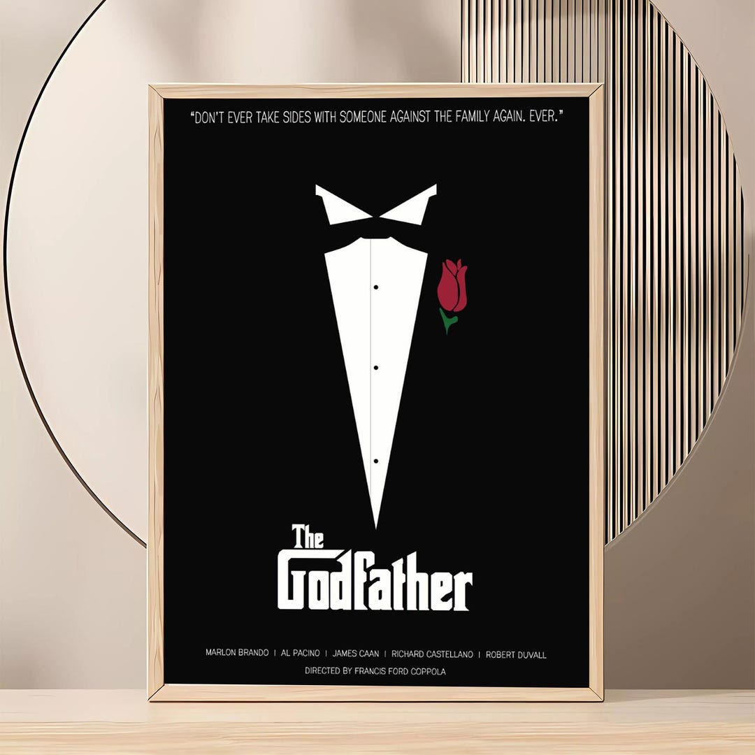 The Godfather Movie Poster, Digital Download, Classic Movie Poster ...