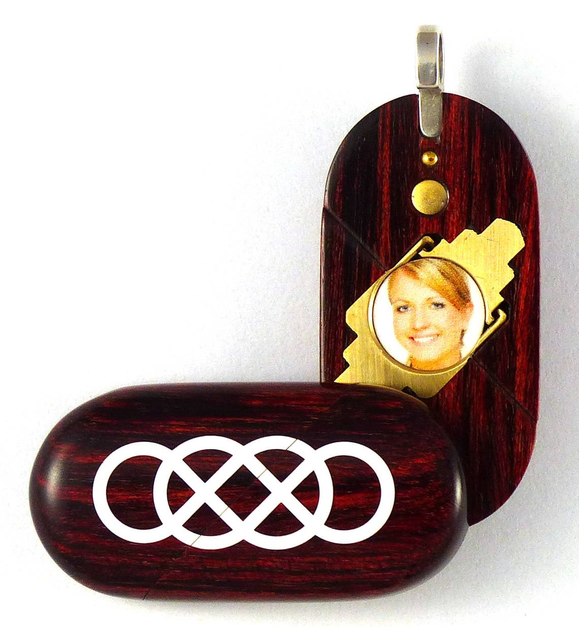 Illusionist Locket Magic Double Infinity Pendant by Illusion Lockets - Etsy