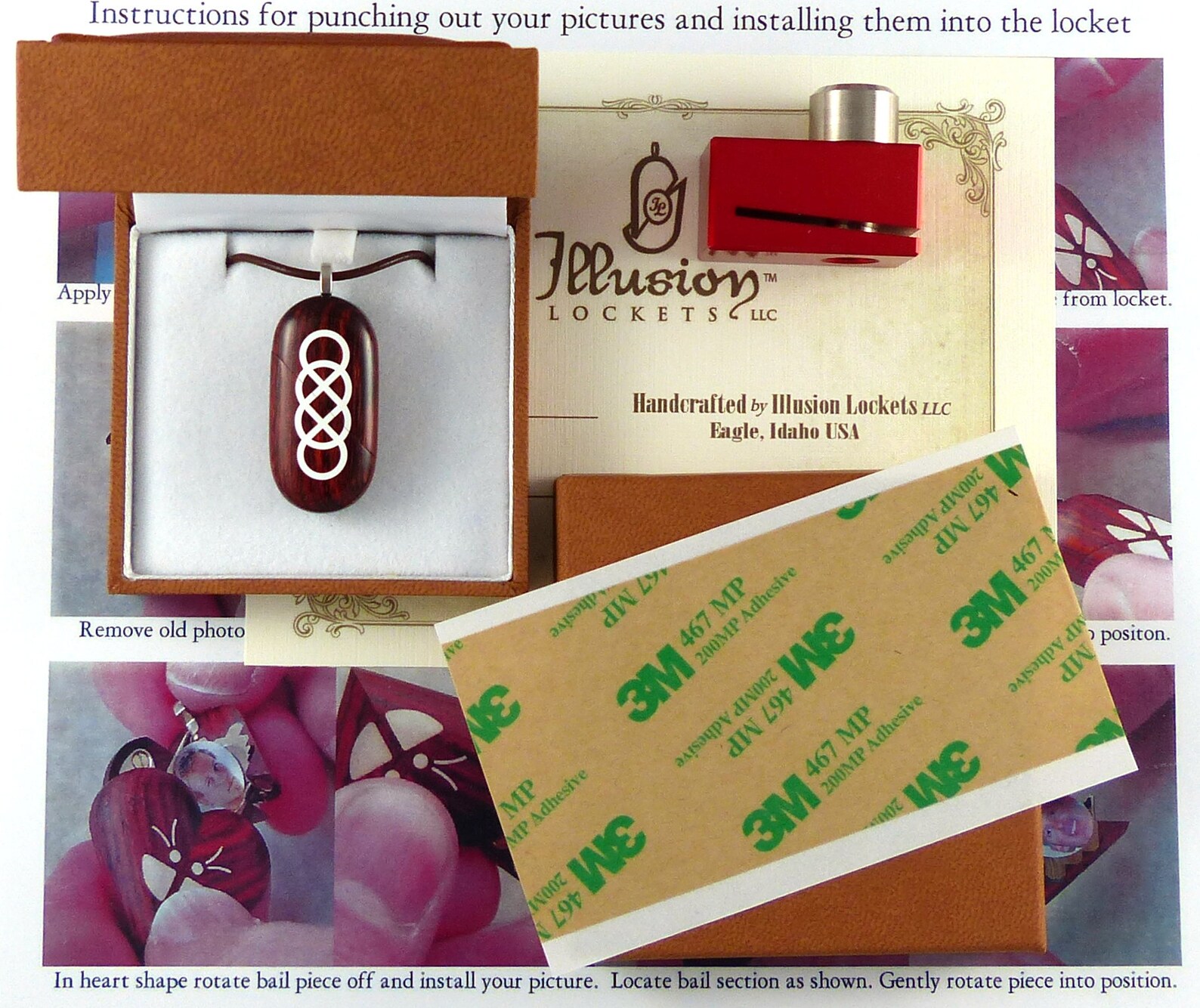 Illusionist Locket Magic Double Infinity Pendant by Illusion Lockets - Etsy