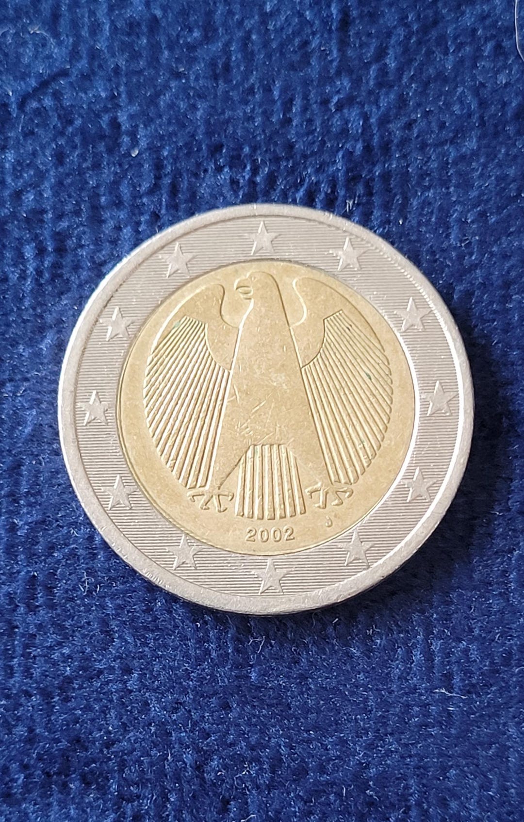 Rare Find, 2 Euro Coin, Germany, J 2002 - Collectible - Etsy