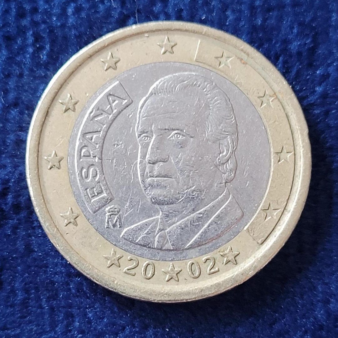 Collectible, 1 EURO, Spain-2002 - Etsy