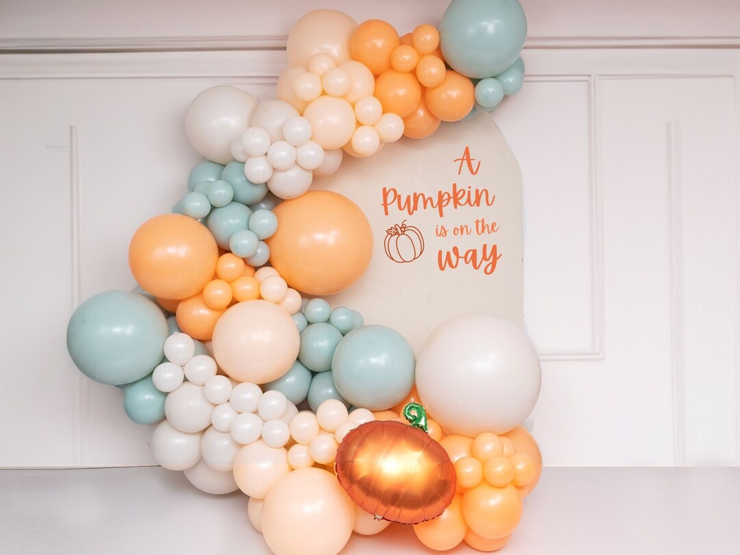 Boho Pumpkin Balloon Garland Kit • Boho Fall Baby Shower, Lil Cutie ...