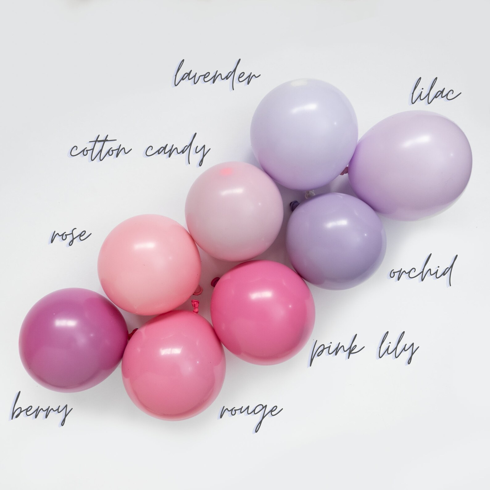 Chalk Lilac • DOUBLE STUFF Matte Custom Color Latex Balloons • Purple ...