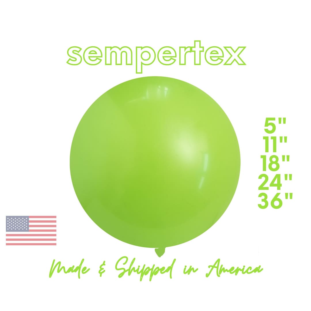 Globos SEMPERTEX verde lima clave: kiwi, Safari, Selva, Dinosaurio ...
