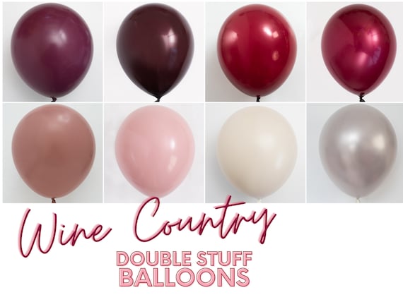 Burgundy balloons store