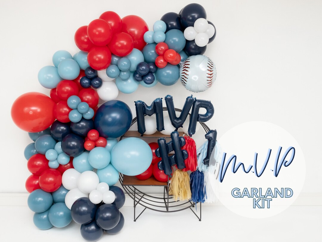 MVP Baseball Balloon Garland Arch Kit Rookie of the Year - Etsy