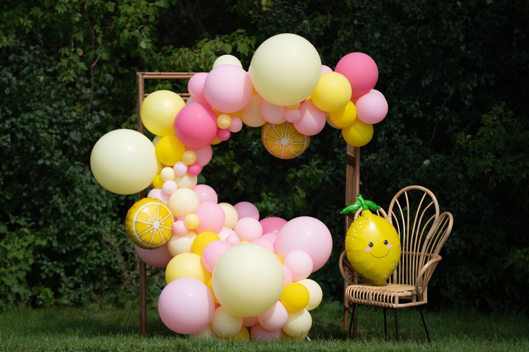 Lemon Squeezy • DIY Super Glam Balloon Garland Arch Kit • Lemonade ...