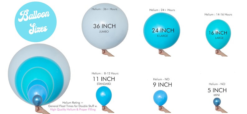 16 Inch Matte Chalk Colors Latex Party Balloons X-large - Etsy