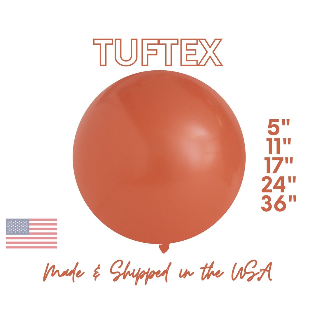 Burnt Orange Tuftex Latex Balloons Premium Party Decor - Birthday ...