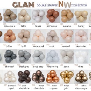 DOUBLE Layered Balloons - Pick Your Color - Premium Latex Party Balloon ...