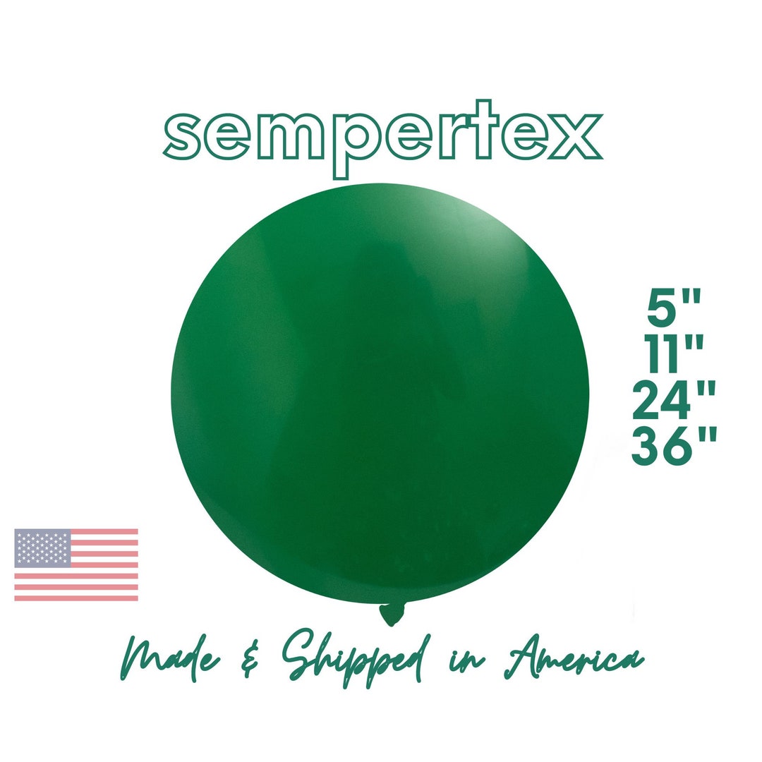 Forest Green Sempertex Betallatex Latex Balloons 5, 11,24 Party Decor ...