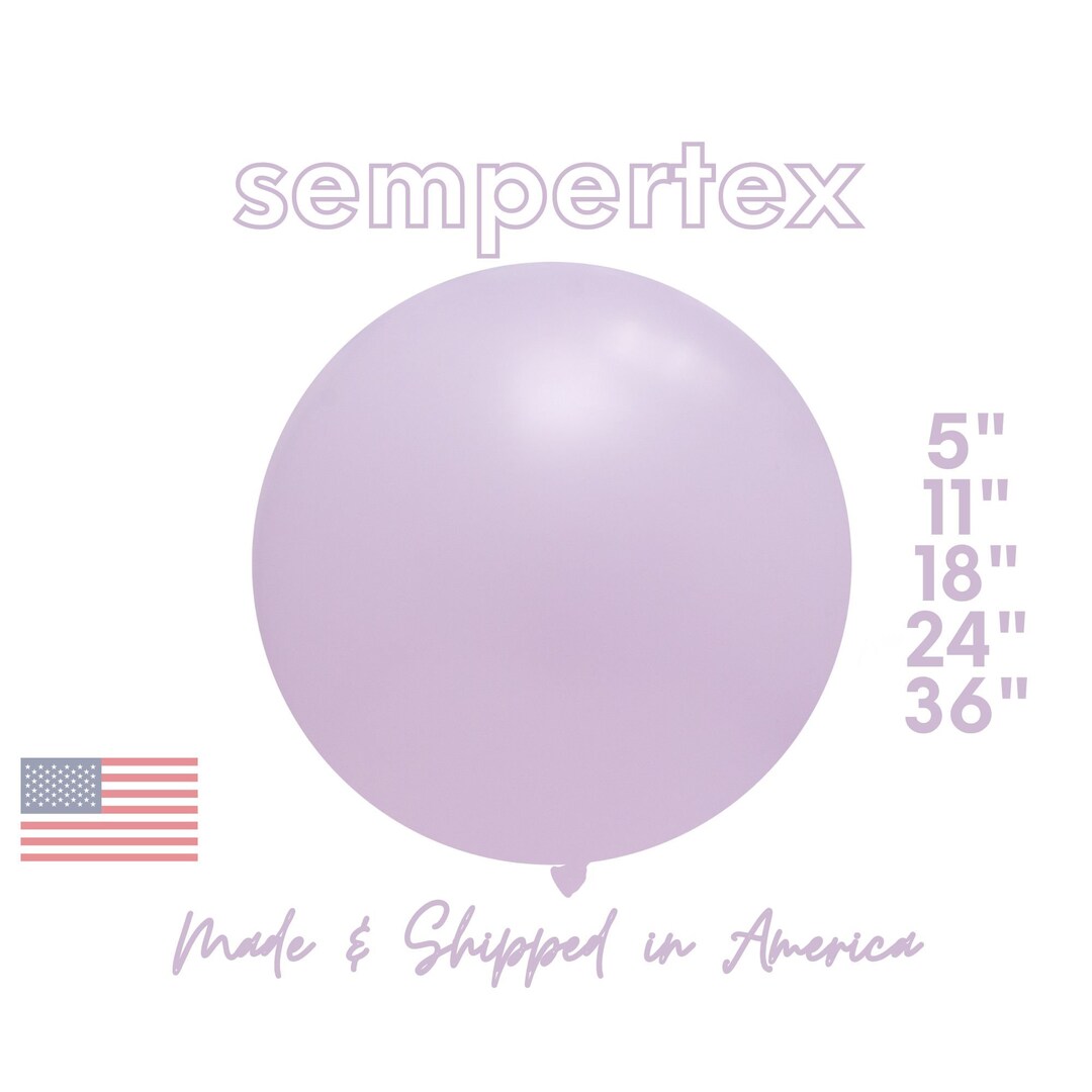 Pastel Matte Lilac Sempertex Latex Balloons Party Decor | Lavender ...