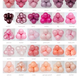 17" Double Stuffed Balloons - CHOOSE YOUR COLORS Custom Party Bouquet ...