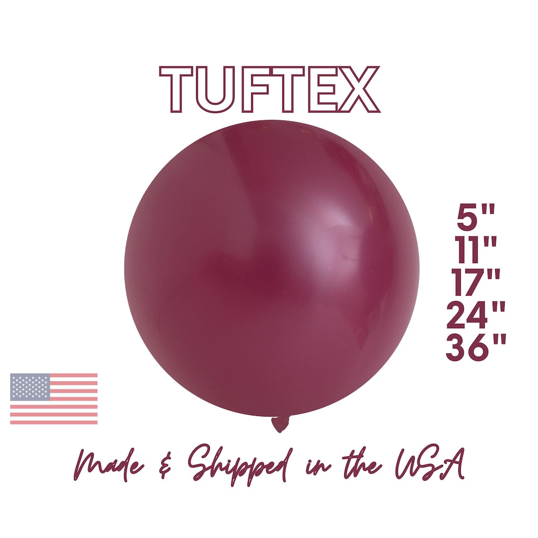 Sangria Tuftex Latex Balloons Premium Party Decor - Birthday, Wedding ...
