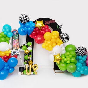Custom DIY Balloon Garland Kit • Retro Video Game Themed Party • Gamer ...