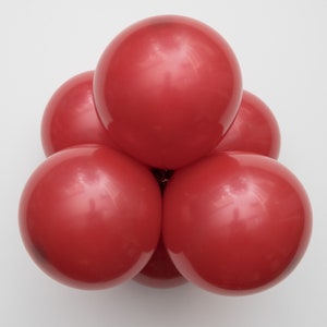 Imperial Red SEMPERTEX Latex Balloons Party Decor • Crimson Tide • Dark ...