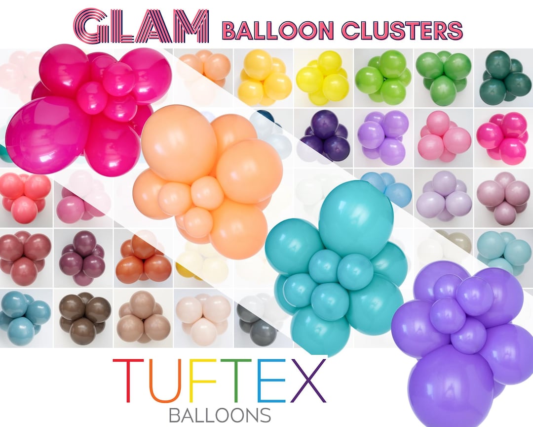 TUFTEX Premium Latex Balloon Clusters | Birthday, Baby Shower ...