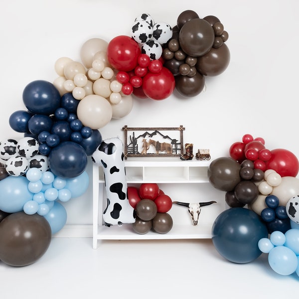 Cow Print Balloons - Etsy